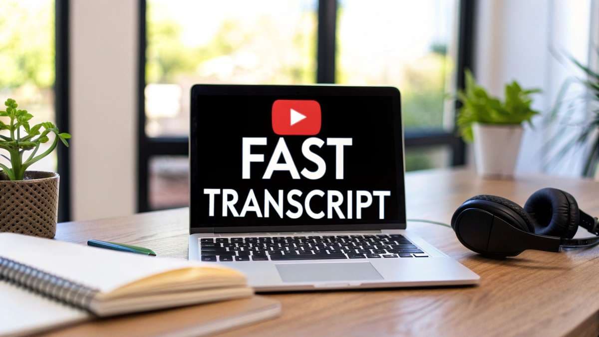 How to Get YouTube Video Transcripts Fast | Recapio Blog | Recapio