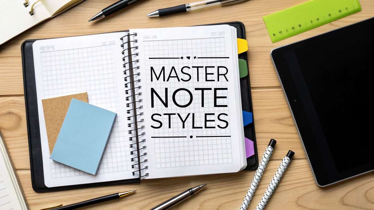 8 Different Styles of Note Taking to Master in 2025 | Recapio Blog ...