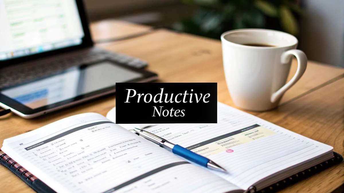 How to Write Note to Boost Your Productivity — Recapio Blog | Recapio