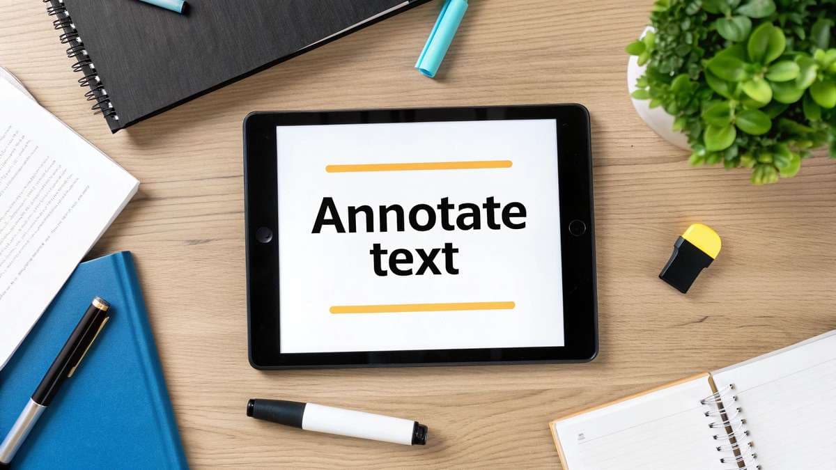 How to Annotate Text A Practical Guide | Recapio Blog | Recapio