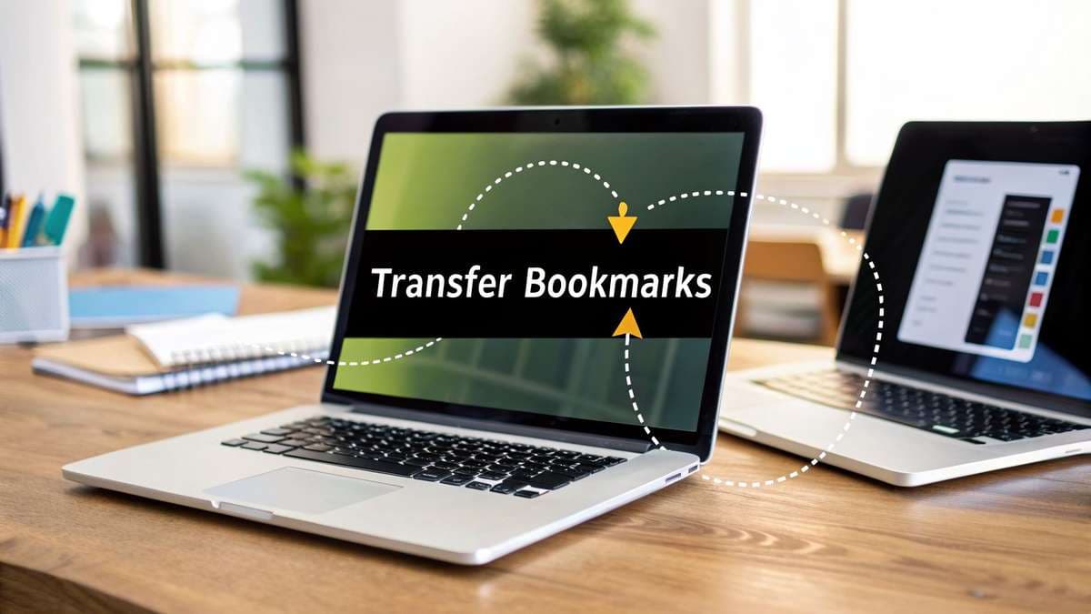 Move bookmarks from one computer to another in 2026: Quick transfer ...